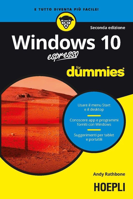 Windows 10 espresso for dummies (ebook), Andy Rathbone | 9788820386726 ...