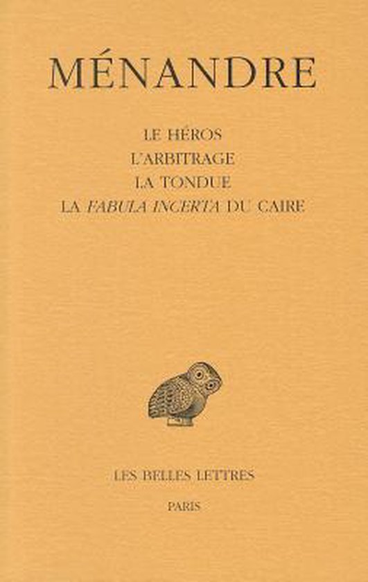 Menandre, Tome Ii | 9782251005782 | Menander | Boeken | bol.com