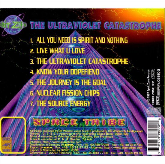 Ultraviolet Catastrophe, Space Tribe | CD (album) | Muziek | bol