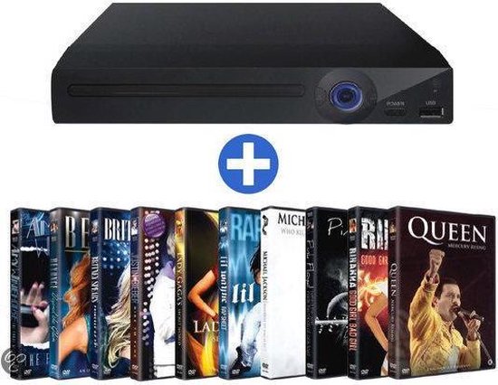 Denver Music Box - Dvd-speler met 10 films | bol