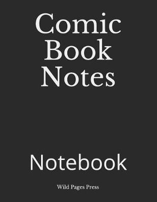 Comic Book Notes, Wild Pages Press | 9781793899460 | Boeken | bol.com