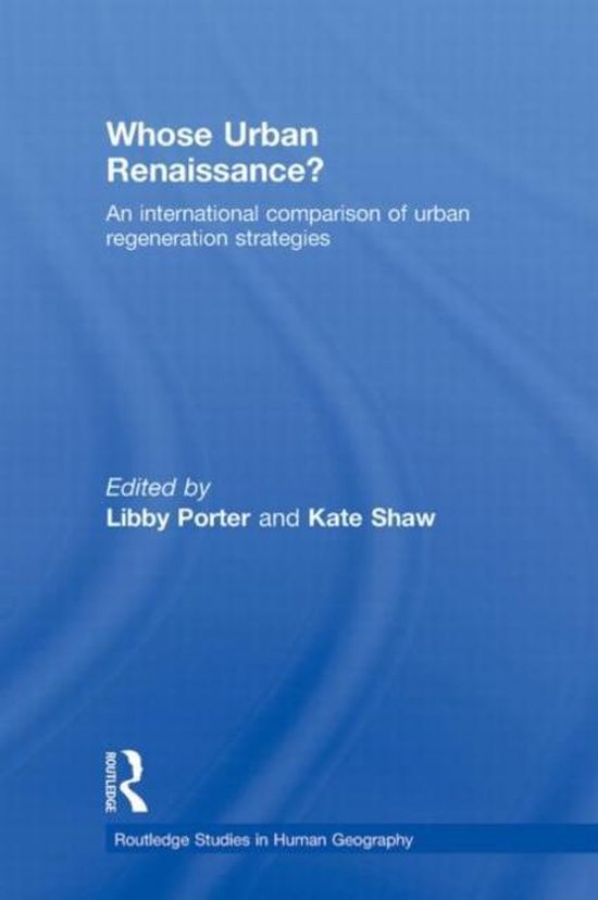 Whose Urban Renaissance? | 9780415860710 | Boeken | bol