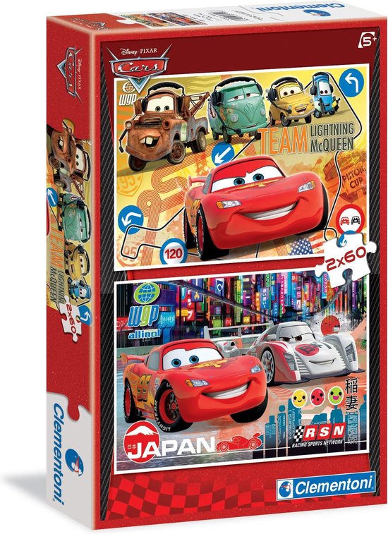 Puzzel 2 x 60 Cars 2 | bol.com