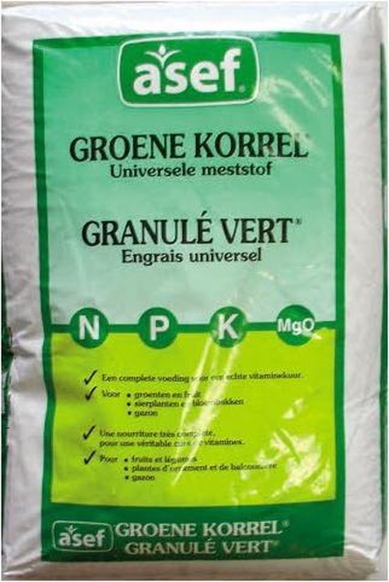 Asef Groene Korrel 25kg | bol