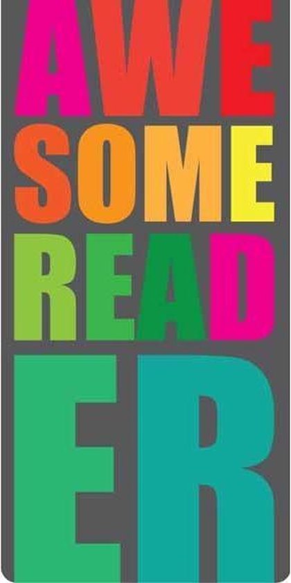 magnetische boekenlegger: awesome reader | bol