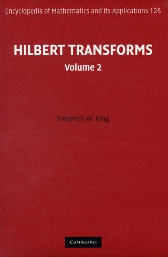 Hilbert Transforms, Volume 2 | 9780521517201 | Fred King | Boeken | bol