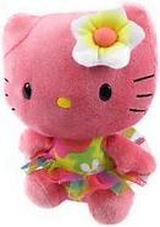 Ty Beanies Baby - Hello Kitty - Pluche Knuffel (roze) - 15 cm | bol.com
