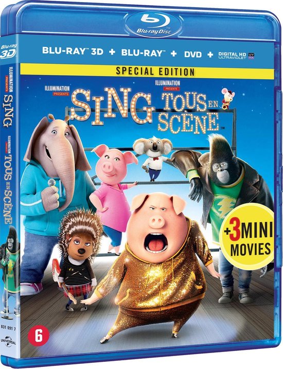 Sing (3D Blu-ray), Niet gekend | Dvd's | bol
