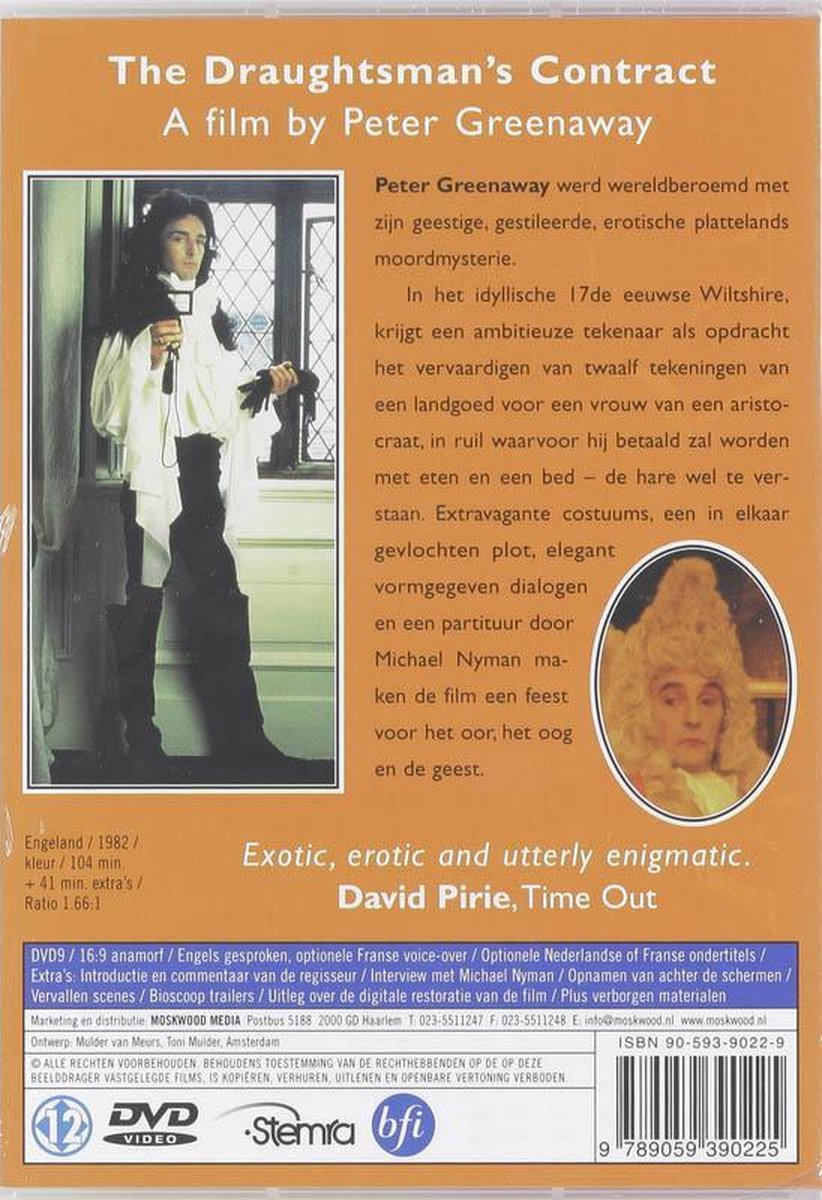 Peter Greenaway - Draughtman's Contract (Dvd), Anthony Higgins | Dvd's ...