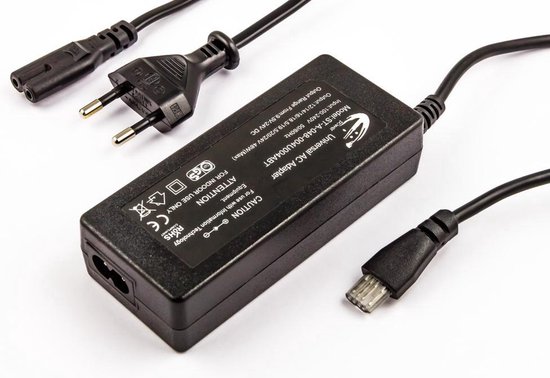 AC/DC power supply for Mini Laptop, universal, with LED Display, 48 ...