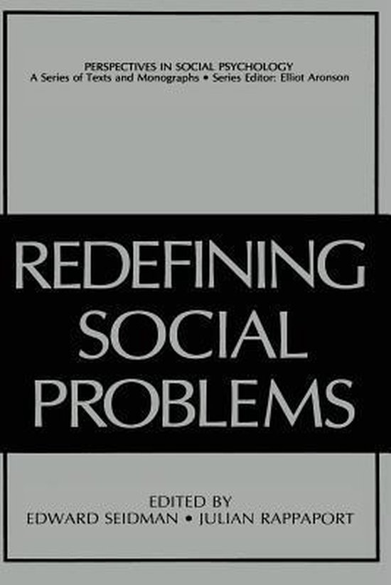Redefining Social Problems | 9781489922380 | Livres | bol.com