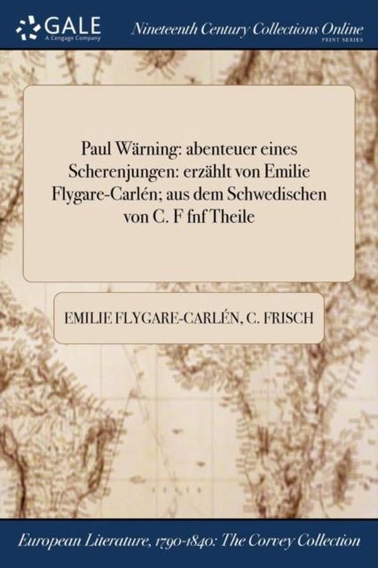Paul Wärning, Emilie Flygare-Carlen | 9781375264549 | Boeken | bol