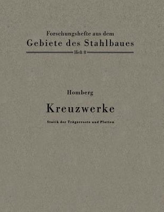 Kreuzwerke | 9783642527760 | Hellmut Homberg | Boeken | bol.com