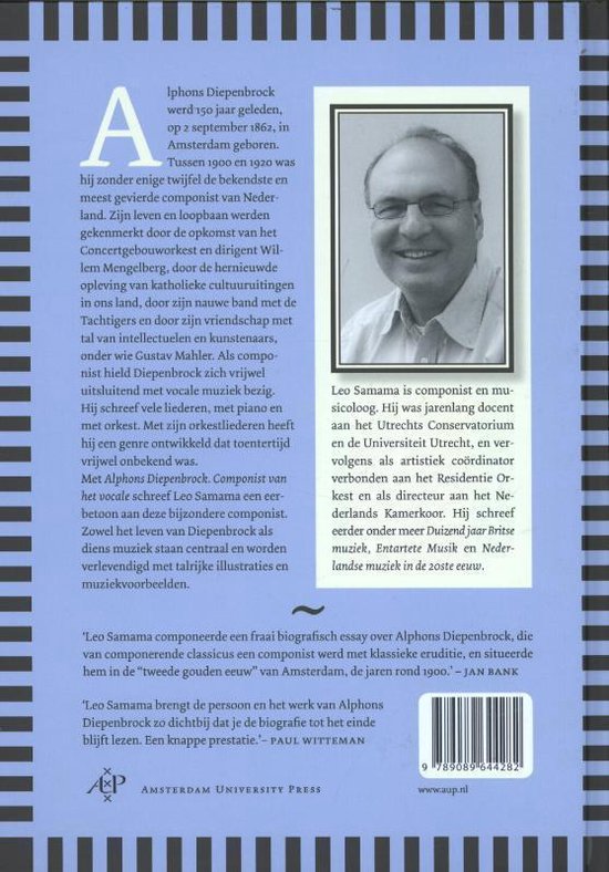 Alphons Diepenbrock, Leo Samama | 9789089644282 | Boeken | bol