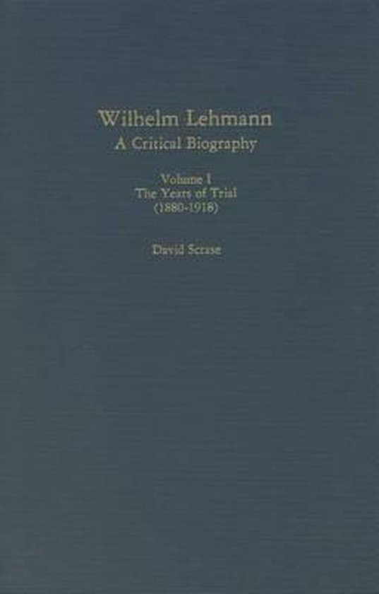 Wilhelm Lehmann | 9780938100157 | David Scrase | Boeken | bol