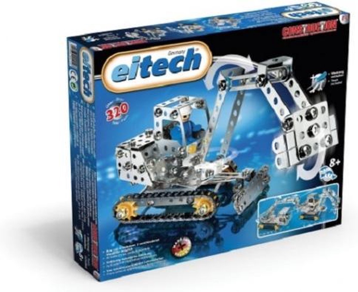 Eitech Bouwdoos - Metaal Graafmachine/Takelwagen | bol.com