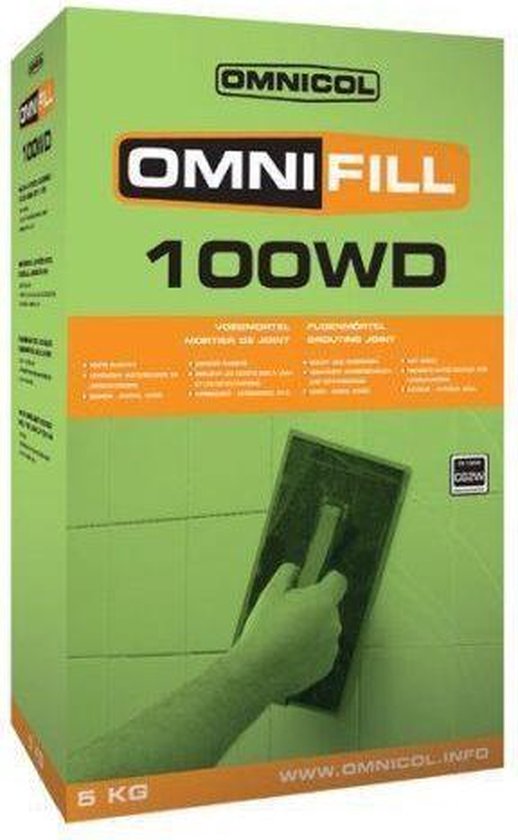 Omnicol Omnifill 100WD grijs zak 25 kg | bol