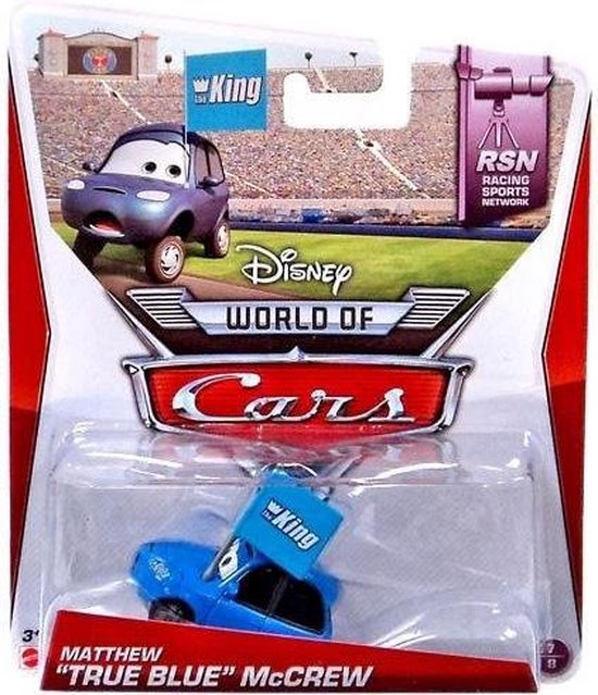 Disney Cars auto Matthew "True Blue Mc Crew" - voertuig 5 cm schaal 1: ...