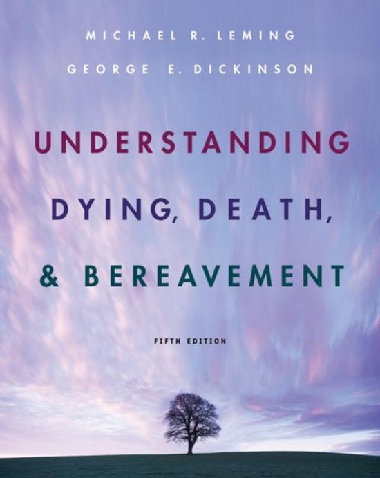 Understanding Dying, Death, and Bereavement | bol.com