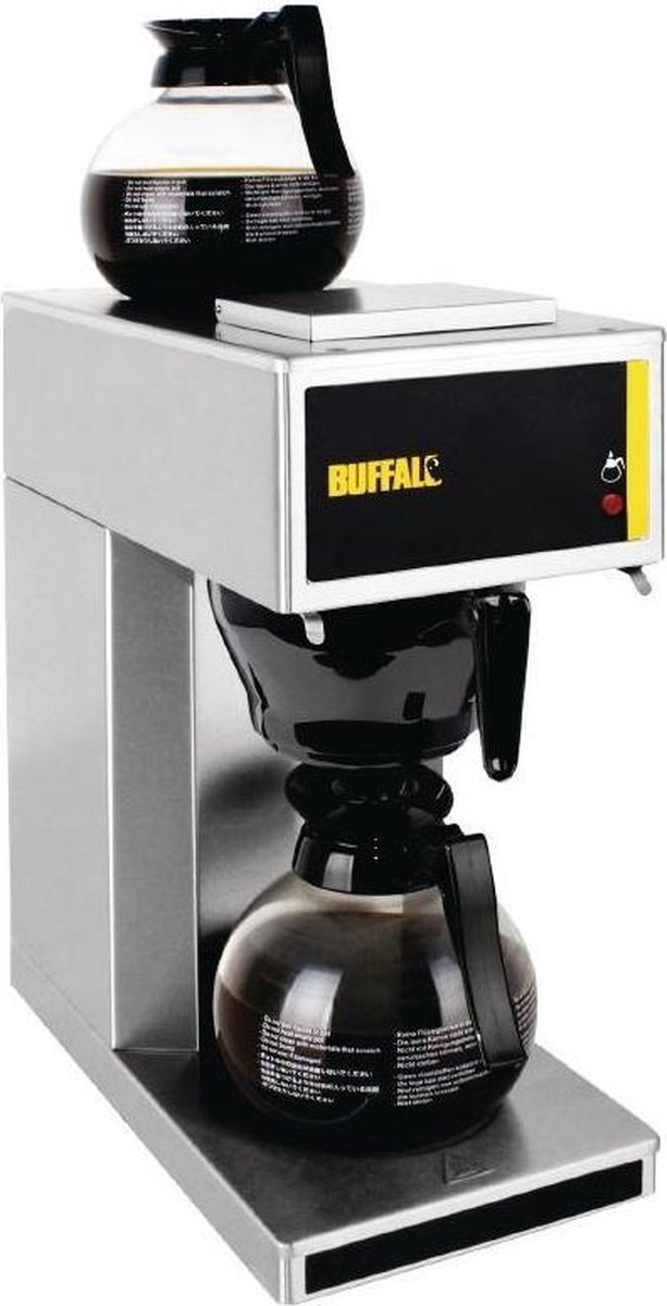 Buffalo - Koffiezetapparaat - RVS - Zwart | bol.com