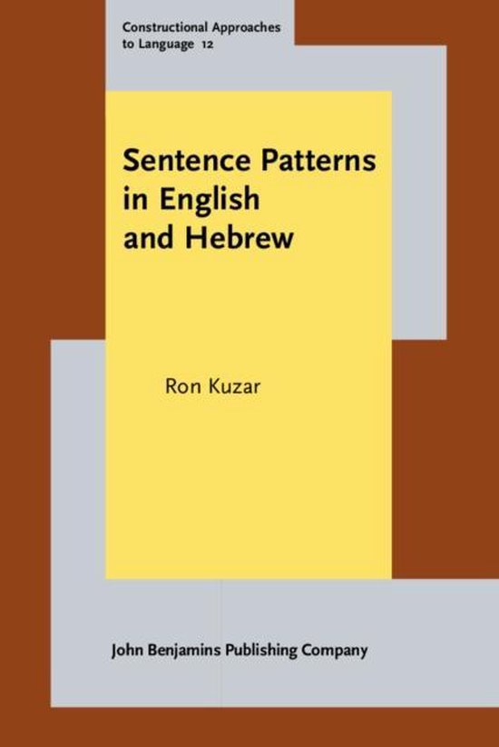 Sentence Patterns in English and Hebrew | 9789027204349 | Ron Kuzar ...
