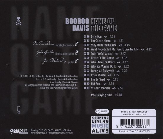 Name Of The Game, Boo Boo Davis | Muziek | bol