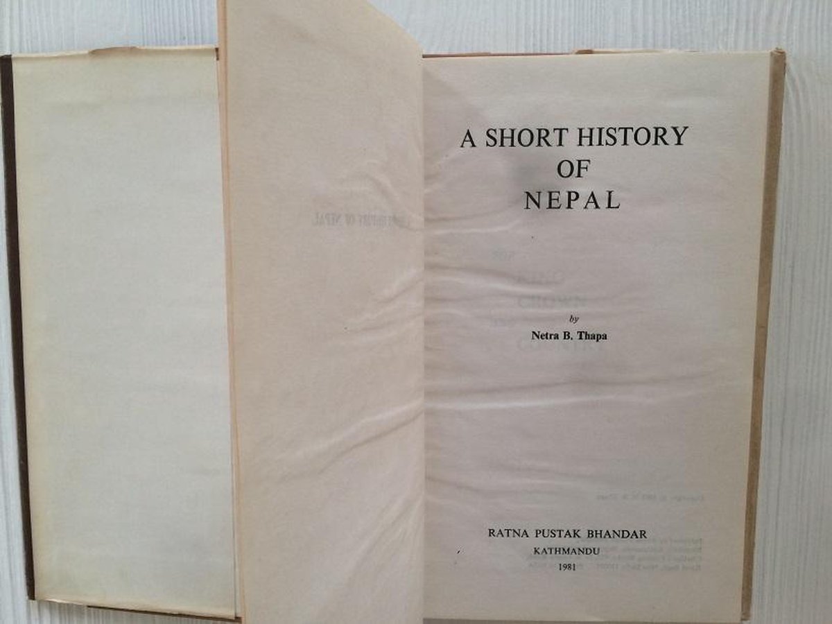 A short history of Nepal, Netra B Thapa | 6291041502101 | Boeken | bol.com