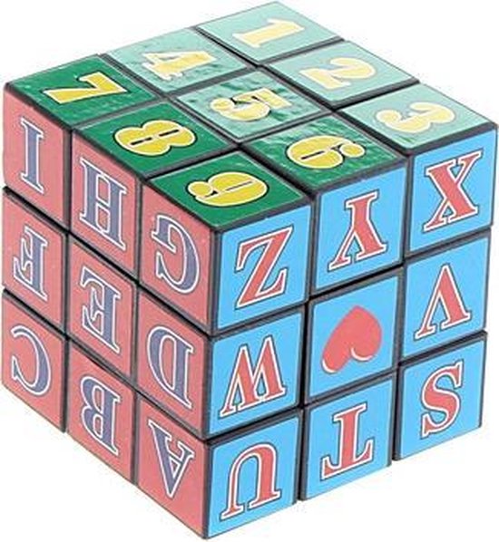 B-merk rubiks cube, cijfers en letters | Games | bol.com