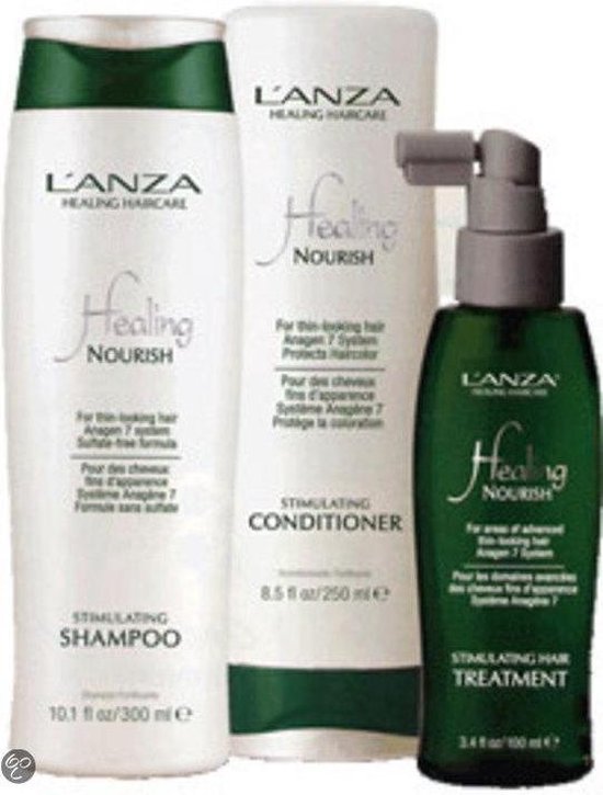 Lanza Crèmespoeling Lanza Healing Nourish Stimulating Set | bol