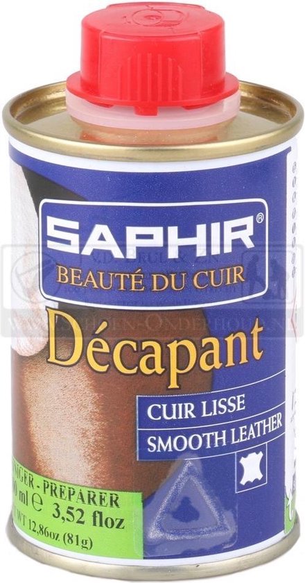 Saphir Decapant Leder Reiniger - 100ml | bol.com