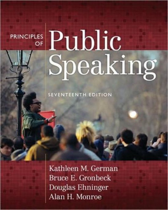 Principles Of Public Speaking | 9780205653966 | Kathleen M. German ...