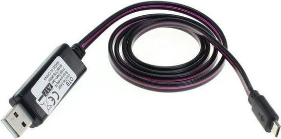 OTB data cable Micro-USB with animated running light | bol