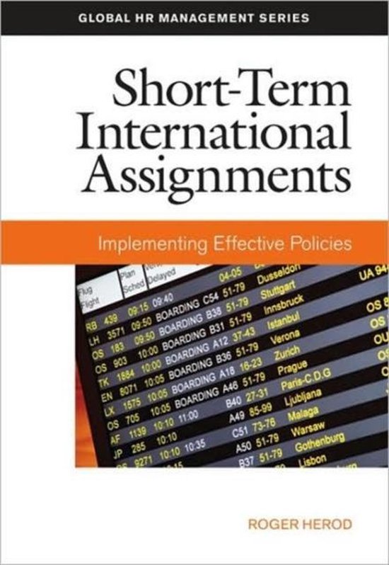 Short-Term International Assignments | 9781586441227 | Roger Herod ...