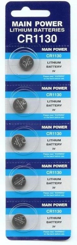 Lithium knoopcel CR1130 (5 stuks) | bol