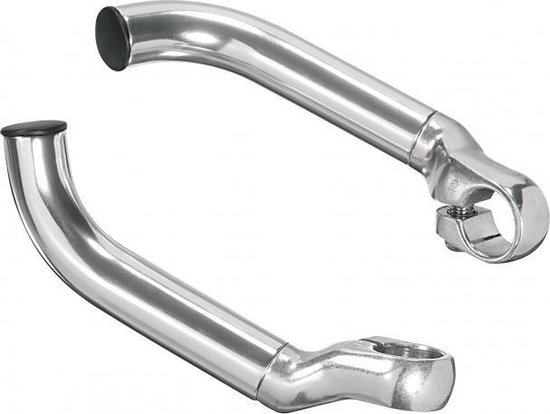 Humpert Bar end 641 ergotec aluminium zilver per 2 stuks | bol