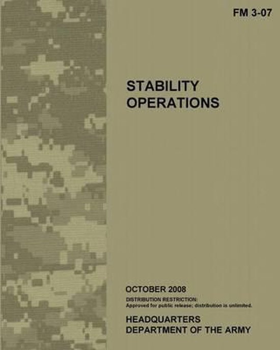 Stability Operations, U S Army | 9781456454494 | Boeken | bol