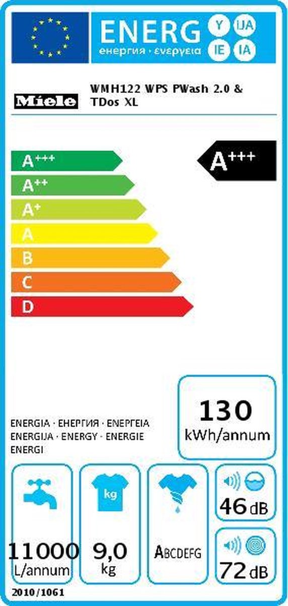Miele WMH 122 WPS - PowerWash - TwinDos - Wasmachine - BE | bol