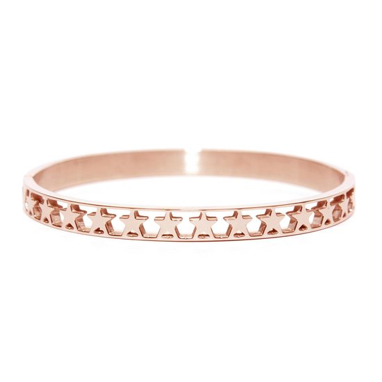 CO88 Collection Sense 8CB 90098 Stalen Bangle met Sterren - One-size ...