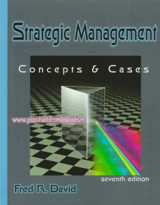 Strategic Management, Fred David | 9780130807854 | Boeken | bol