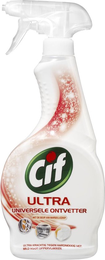 Cif Ultra Ontvetter - 6 x 500 ml - Spray | bol.com
