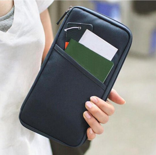 Reis portemonnee Roze | Travel wallet | reisdocumenten houder | bol