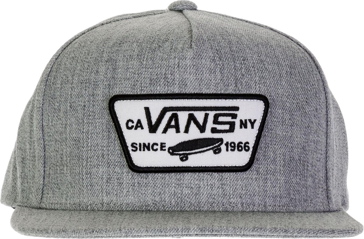 Vans Full Patch Snapback Cap Cap - Unisex - grijs/wit/zwart | bol.com