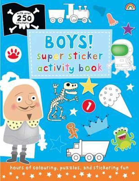 Super Sticker Activity Book - Boys, Philip Dauncey | 9781909090774 ...