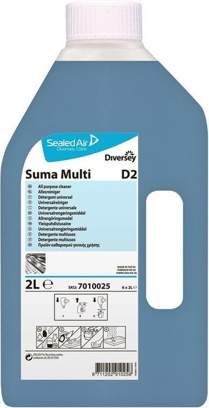 Suma Multi D2 - Allesreiniger - 2 L | bol.com