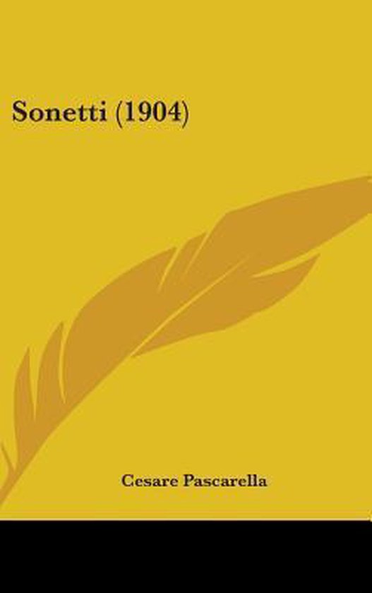 Sonetti (1904), Cesare Pascarella | 9781104547448 | Boeken | bol