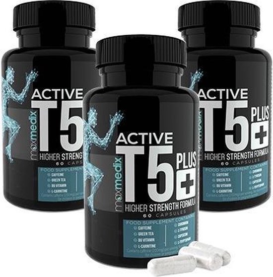 Active T5 Plus - Fat Burner - Thermogeen - Trio Verpakking | bol.com