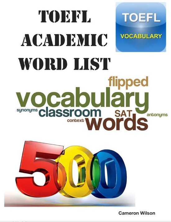 Toefl Academic Word List (ebook), Cameron Wilson | 9781329763562 ...