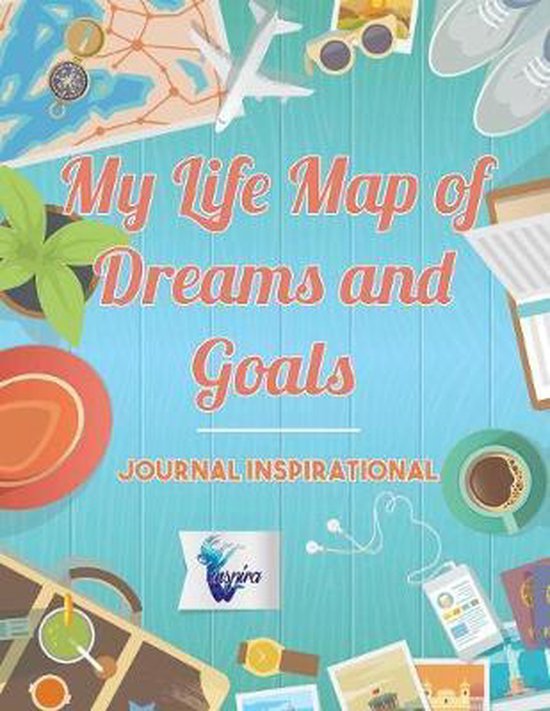 My Life Map of Dreams and Goals - Journal inspirational, Planners ...
