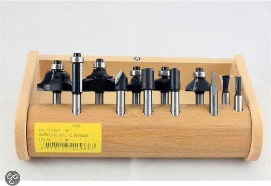 JSO-TRASCO frezenset - 12-delig - hardmetaal | bol.com