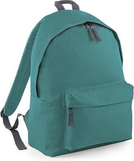 BagBase Backpack Rugzak - 18 l - Emerald/Graphit | bol